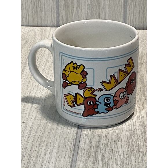 Pac-Man | Dining | Vintage Pacman Mug Video Arcade Coffee Cup 98s ...